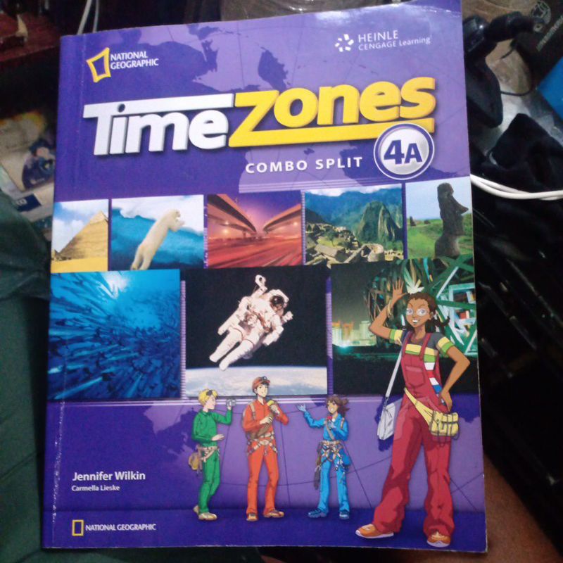 Livro - Time Zones Combo Split 4A - Jennifer Wilkin | Shopee Brasil
