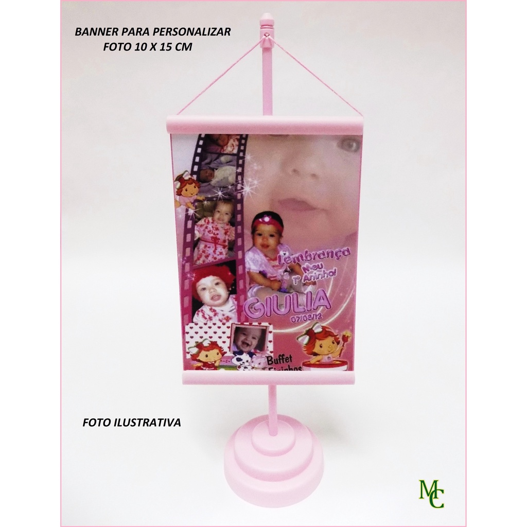 Mini banner de mesa 10 pçs | Shopee Brasil