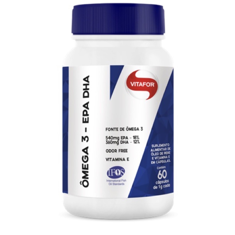 Omega 3 Epa Dha 1000Mg Vitafor 60 Capsulas | Shopee Brasil