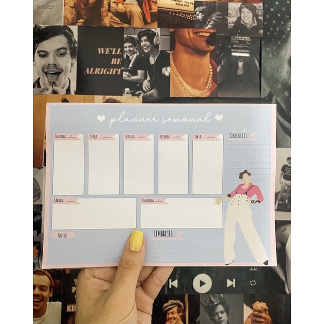Planner Semanal Fine Line | Shopee Brasil