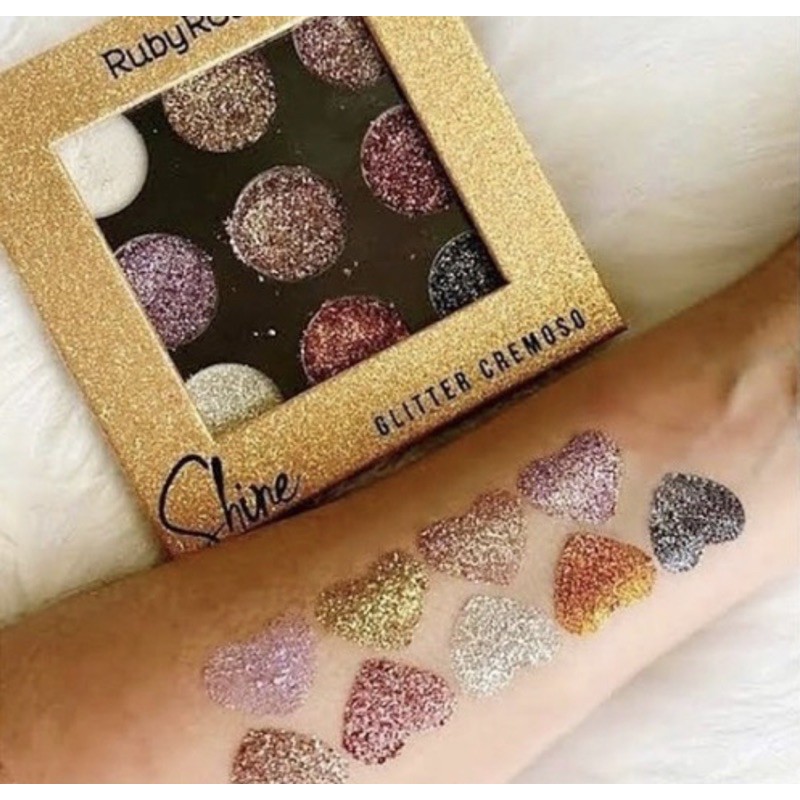 paleta de glitter Ruby rose | Shopee Brasil