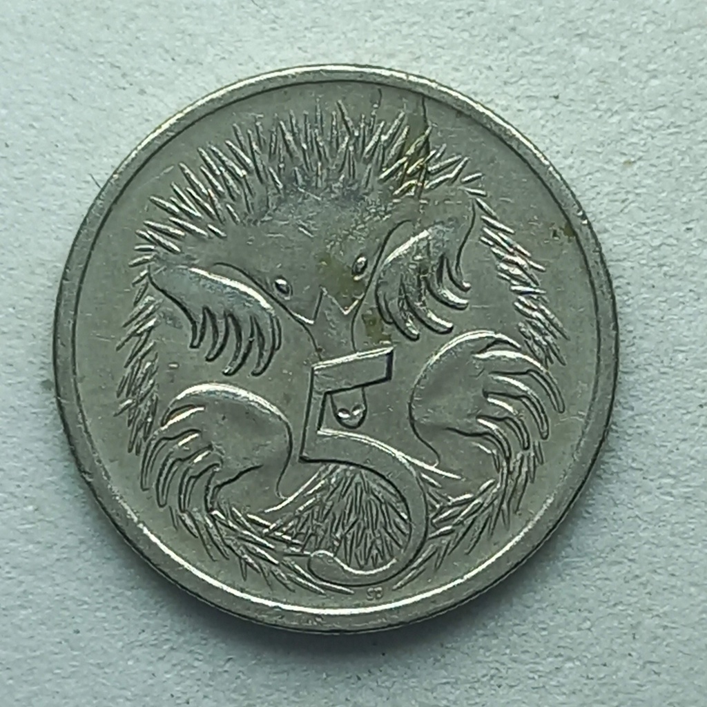 MOEDA DA AUSTRALIA 5 CENTAVOS EM AÇO INOX | Shopee Brasil