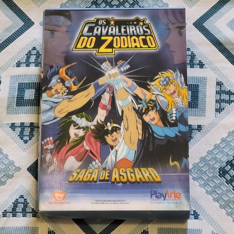 Os cavaleiros do Zodíaco Box DVD Saga de Asgard Original Playarte | Shopee Brasil