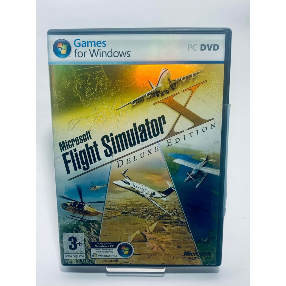 Jogo - flight simulator X Deluxe Edition (Original PC) | Shopee Brasil