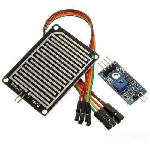 Sensor De Chuva Módulo Cabos Pingos Gotas Água Arduino Pic Raspberry Esp32 Nodemcu Shopee