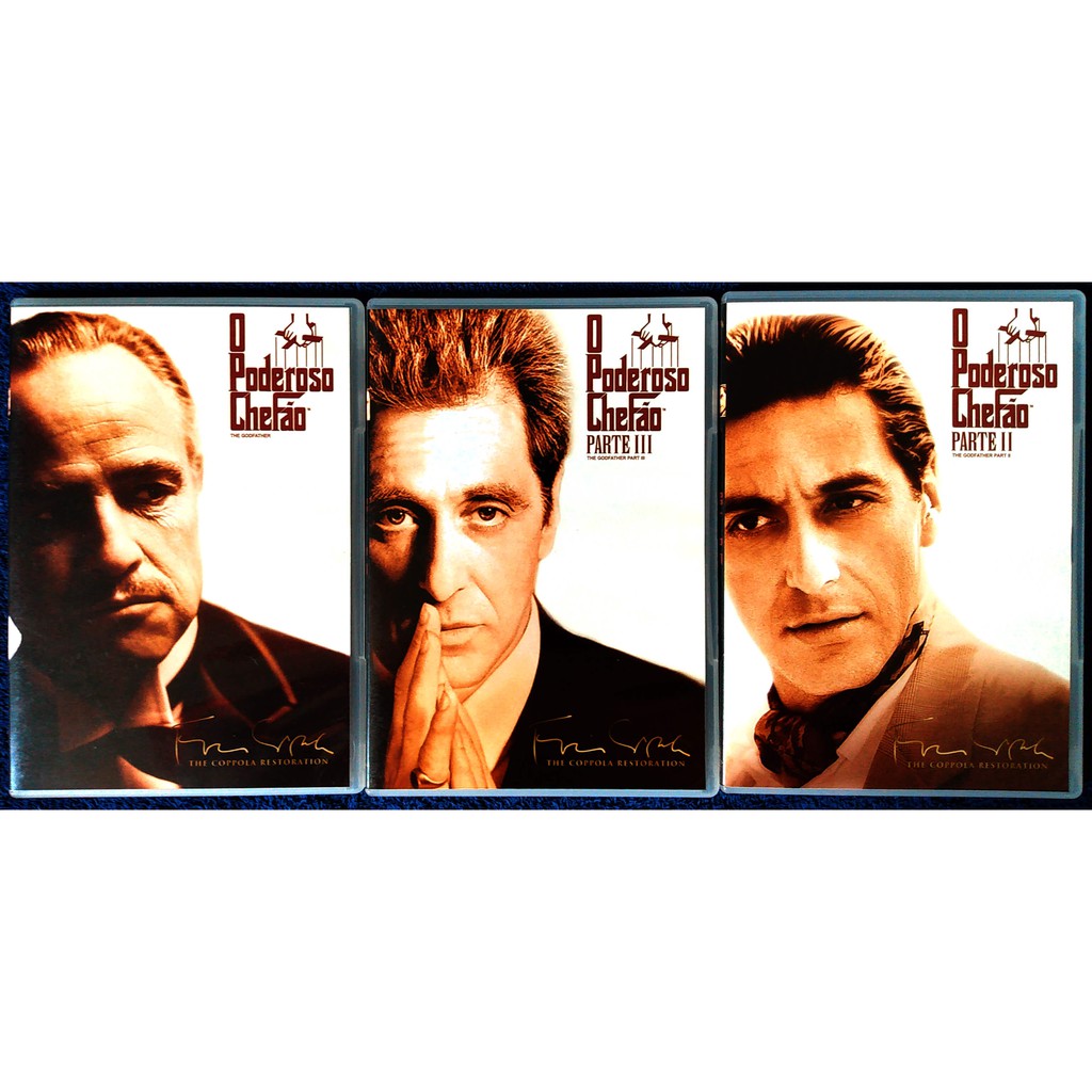 Box O Poderoso Chefão The Coppola Restoration (3 DVDs) | Shopee Brasil