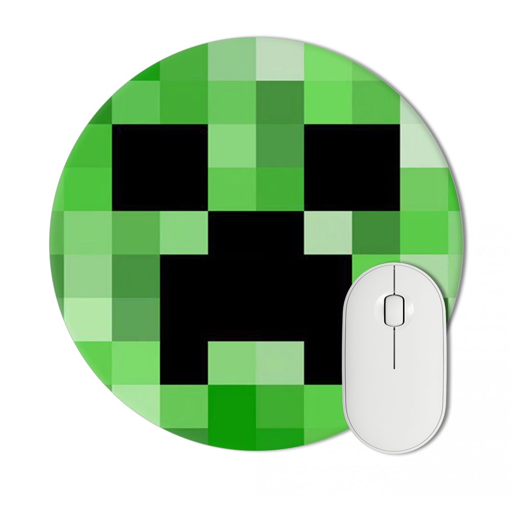 Creeper Mouse Pad Minecraft Zumbi Blocos Geek PC | Shopee Brasil