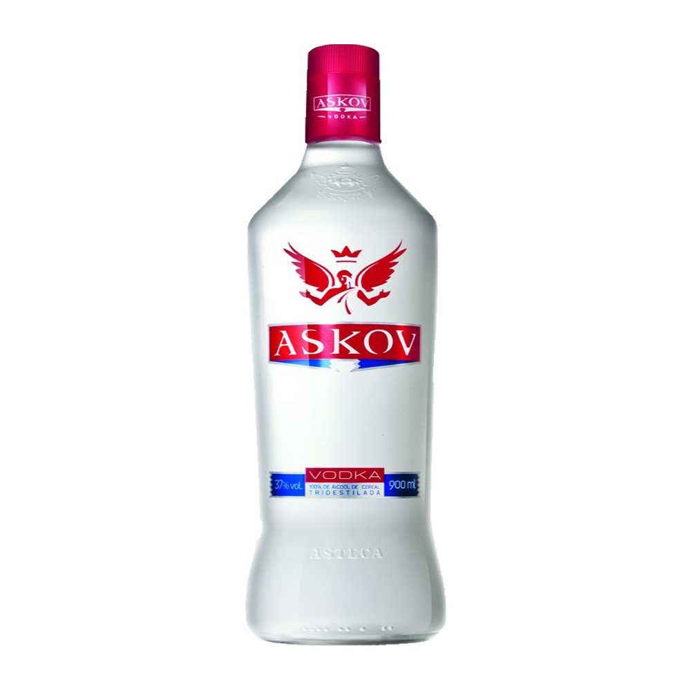 Vodka Tradicional Destilada para Saquerinha Drinks Askov 900ml - Tetsu Alimentos | Shopee Brasil