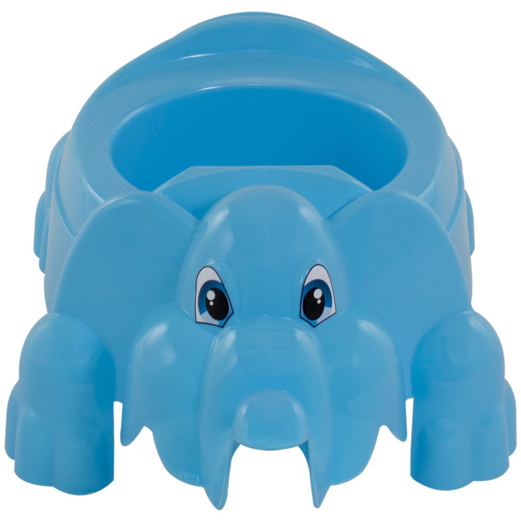 Troninho Infantil Penico Bebê Elefante Azul | Shopee Brasil
