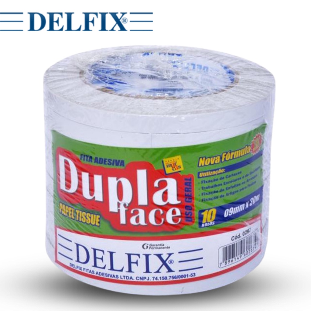Fita Dupla Face DELFIX | Shopee Brasil