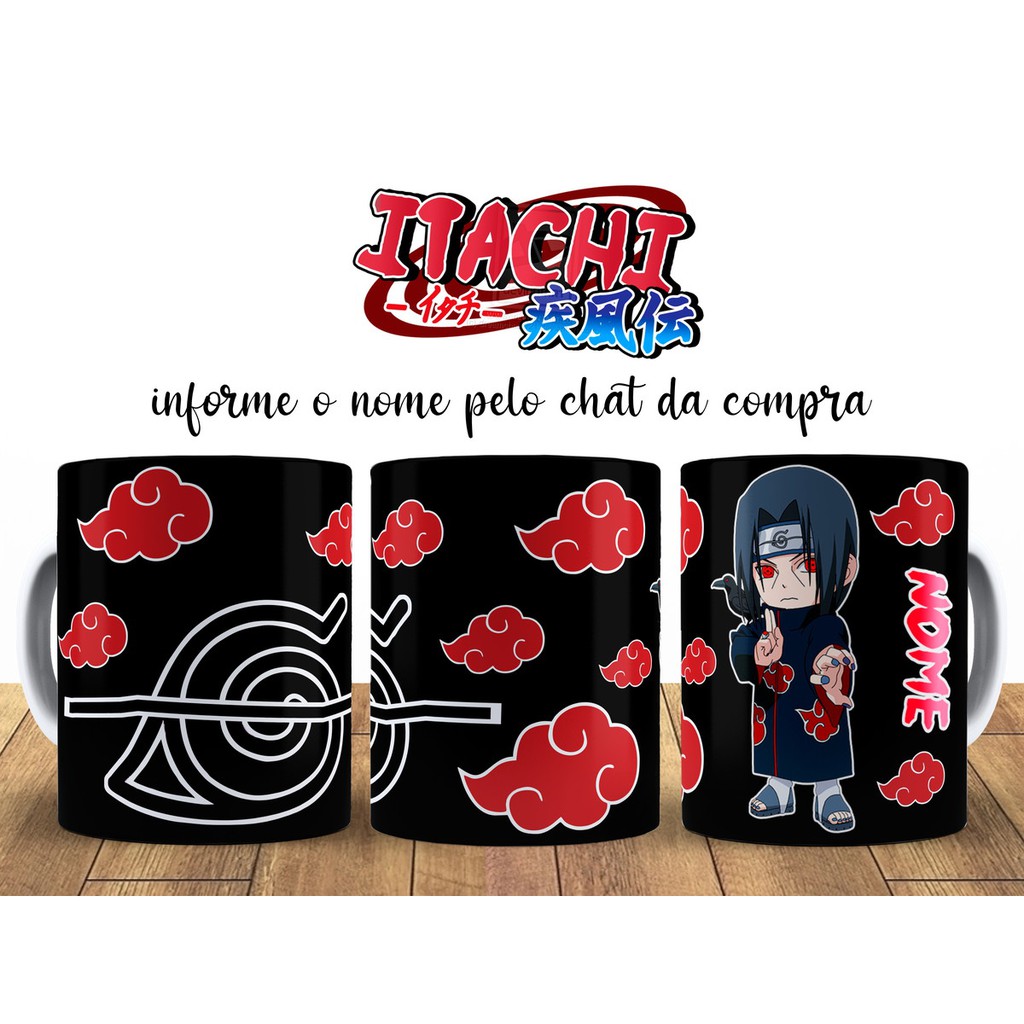 Kit Personalizado Itachi Uchiha com Nome | Shopee Brasil
