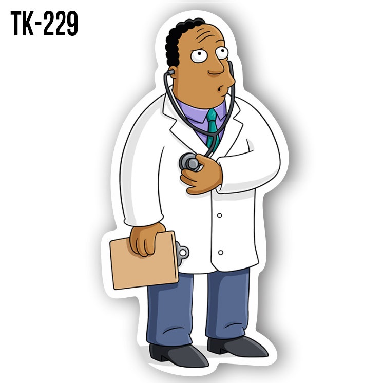 ADESIVO SIMPSONS - DR HIBBERT STICKER 10X10CM | Shopee Brasil