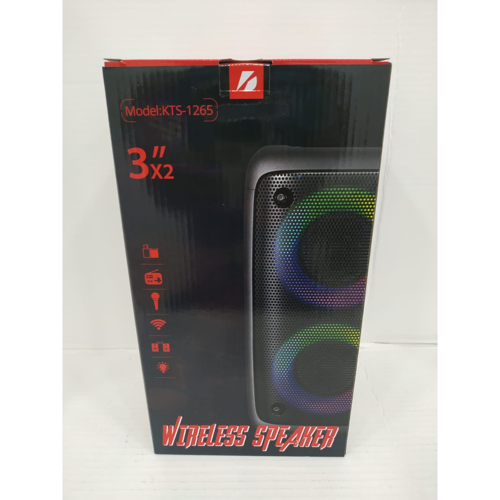 CAIXA DE SOM KTS-1265 | Shopee Brasil
