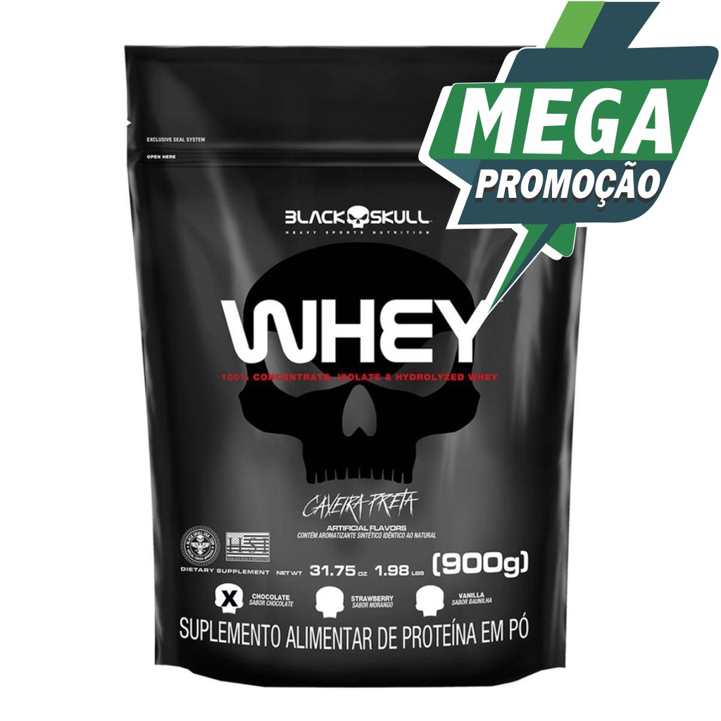 100% Pure Whey Protein HD - 3W - 900g Refil - Concentrado/Isolado ...