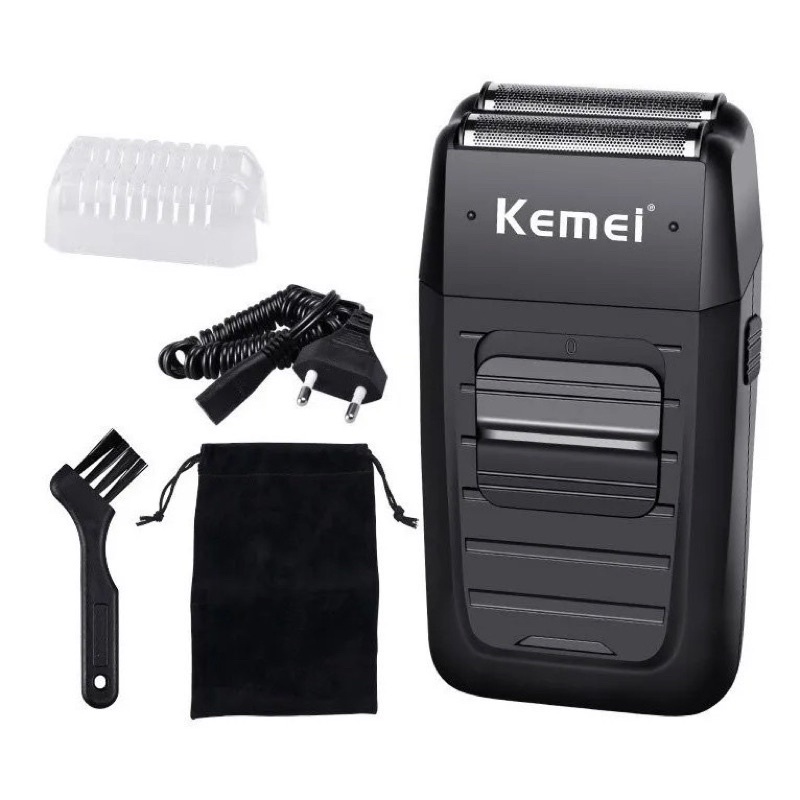 Máquina Shaver Kemei 1102 Barbeador Bivolt Profissional Sem Fio KM-1102 | Shopee Brasil