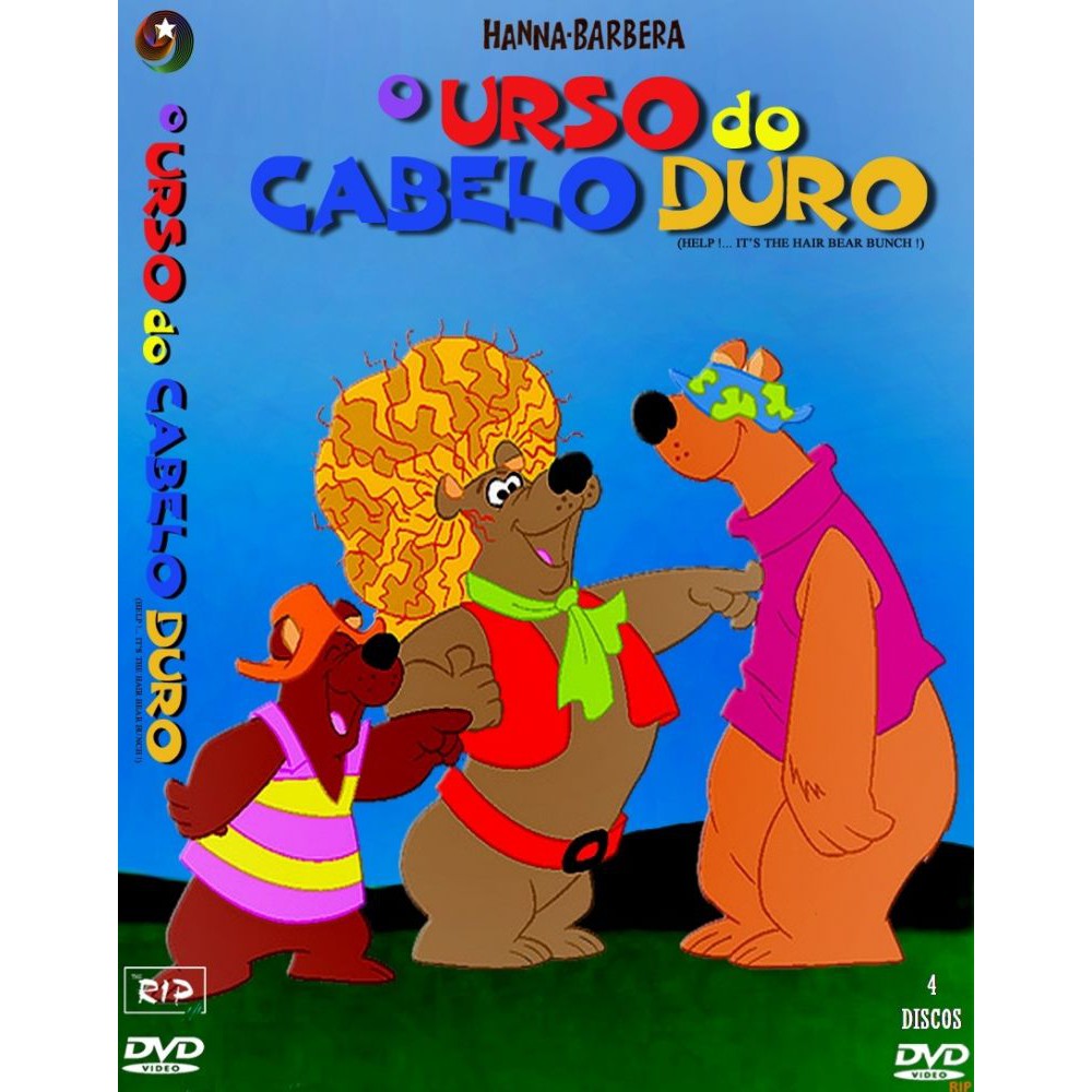 DVD O Urso do Cabelo Duro (1971) Completo 16 Eps Dublado - Hanna ...