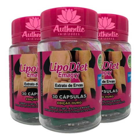 lipo diet easy, 100% original, emagrecedor 30caps, forte inibidor ...