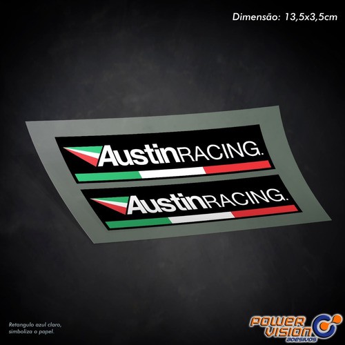 Adesivo Austin Racing Escapamento Esportivo Moto Gp Exaust | Shopee Brasil
