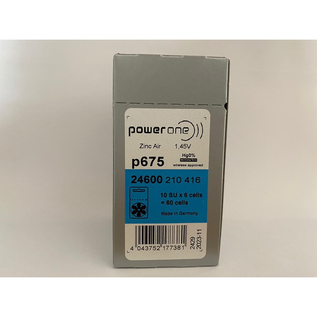 Bateria Power One P675 10 Cartelas Total 60 Unidades Original | Shopee ...