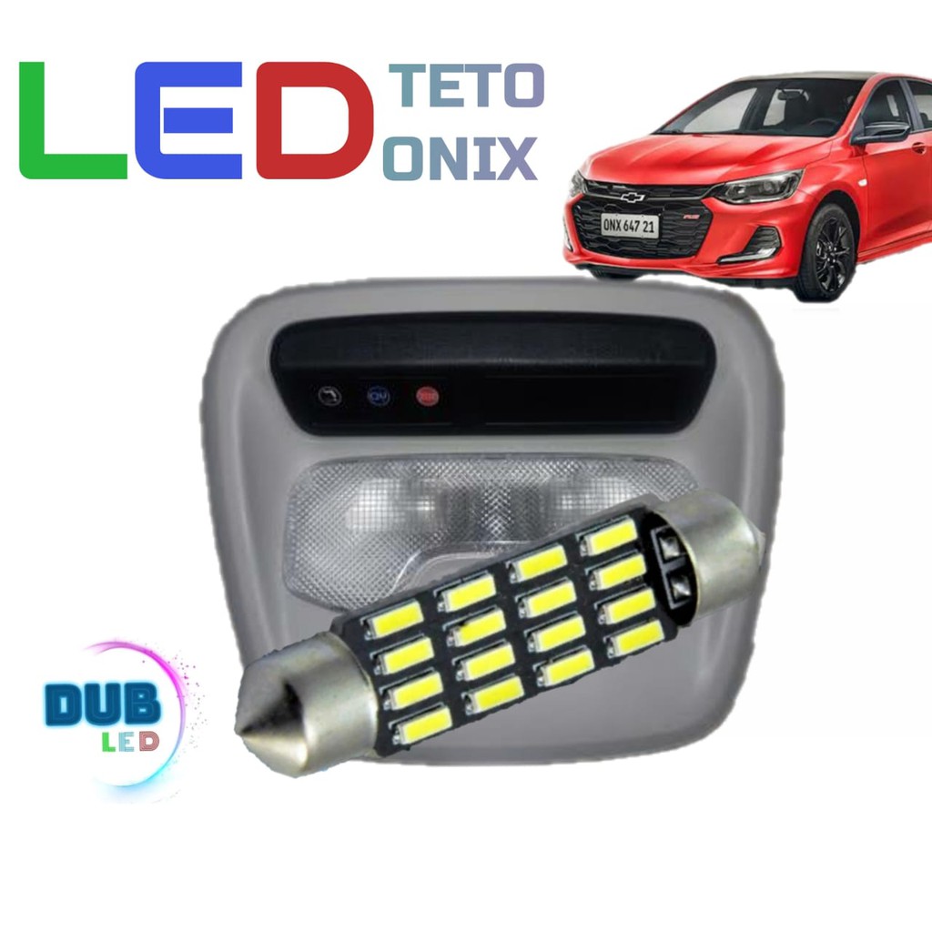 Lâmpada de Led Onix 2019 2020 2021 Led Torpedo 1pc | Shopee Brasil