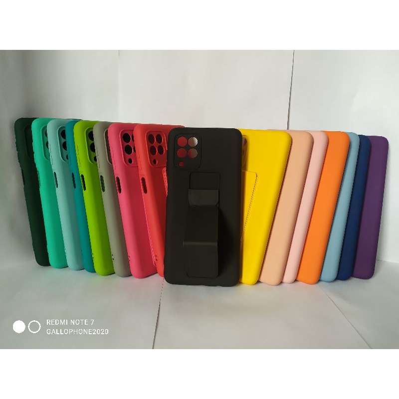 Capa Capinha Aveludada com suporte para mãos/mesa para Samsung Galaxy M62 | Shopee Brasil