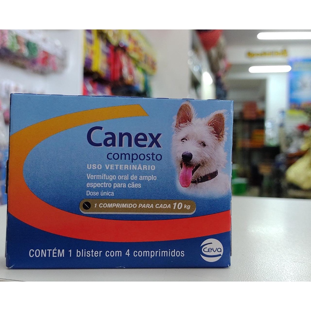 CANEX COMPOSTO 1 COMPRIMIDO PARA CADA 10KG | Shopee Brasil