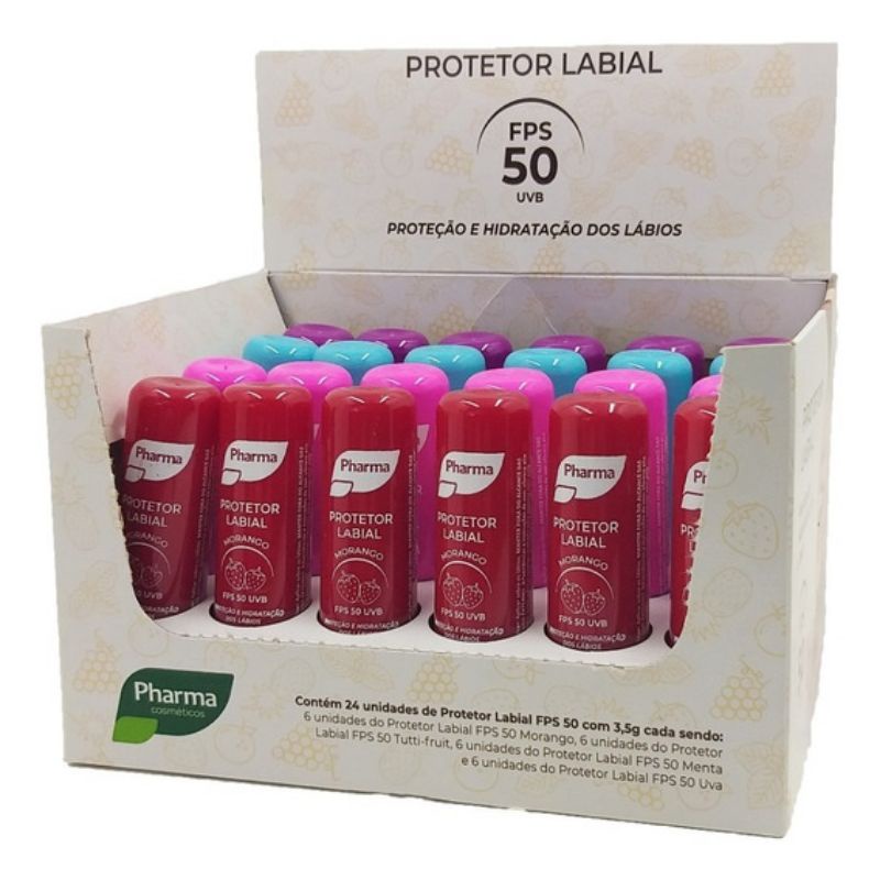 Protetor Labial Pharma Fps 50 Uvb- ENVIO IMEDIATO | Shopee Brasil