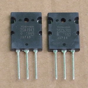 Transistor = 2sa1943 + 2sc5200 Original Toshiba | Shopee Brasil