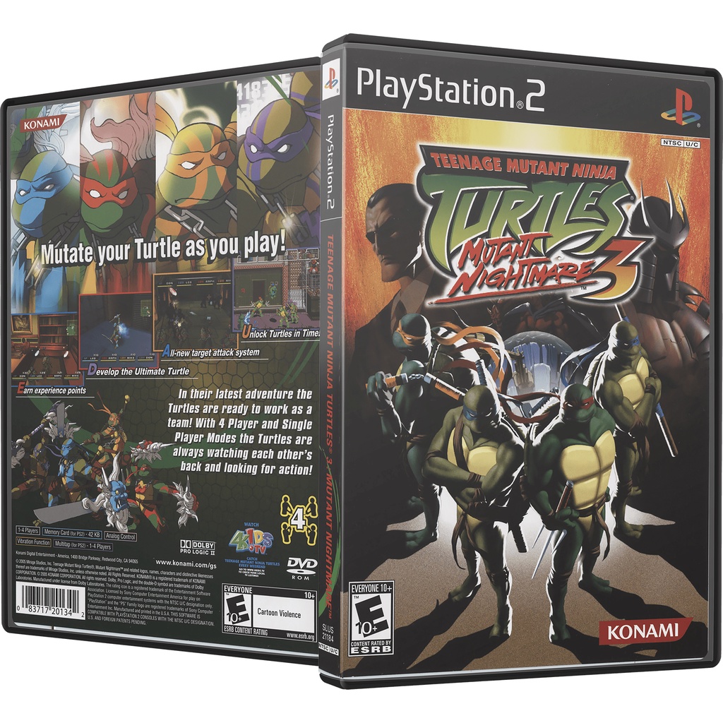 Teenage Mutant Ninja Turtles 3 - Mutant Nightmare (USA) para ps2 ...