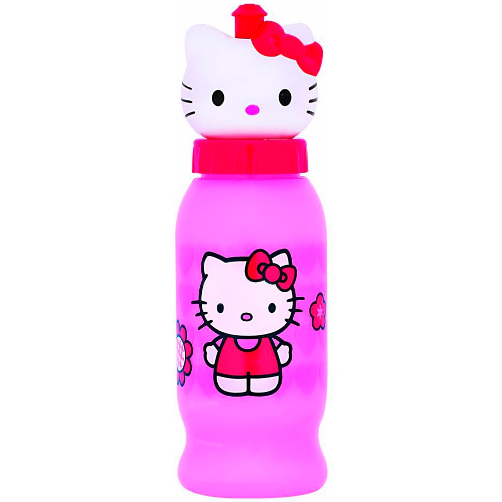 Copo Esportivo Hello Kitty 450ml Infantil Lazi | Shopee Brasil