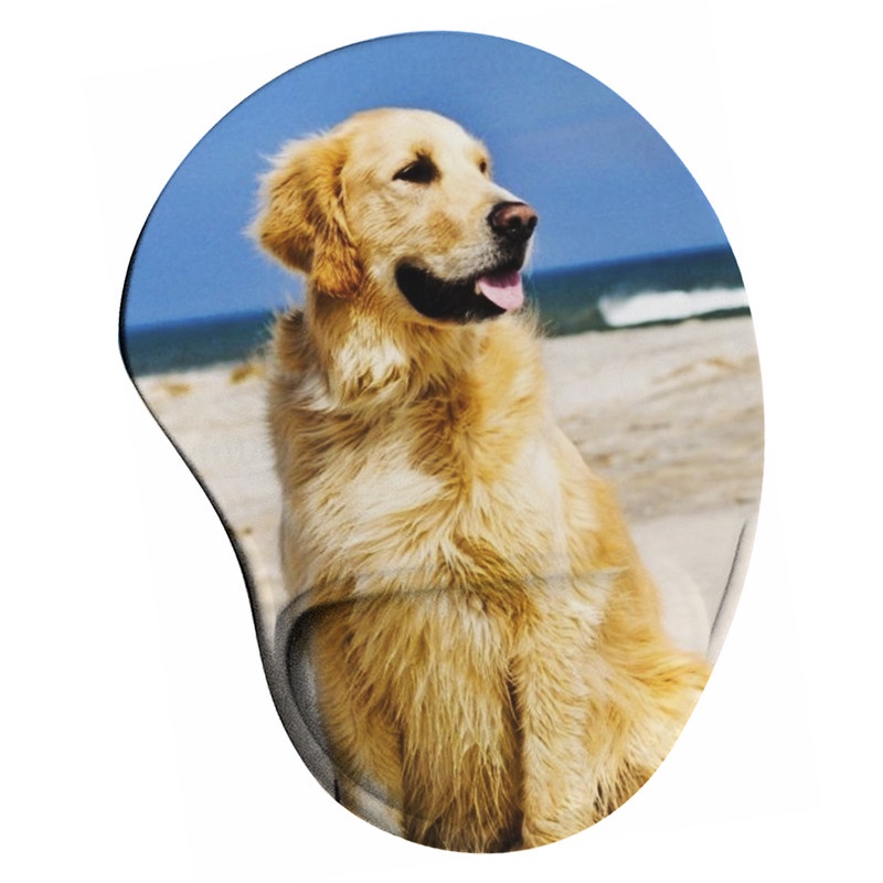 Mouse Pad Golden Retriever Cachorro Animal Ergonomico M13 | Shopee Brasil