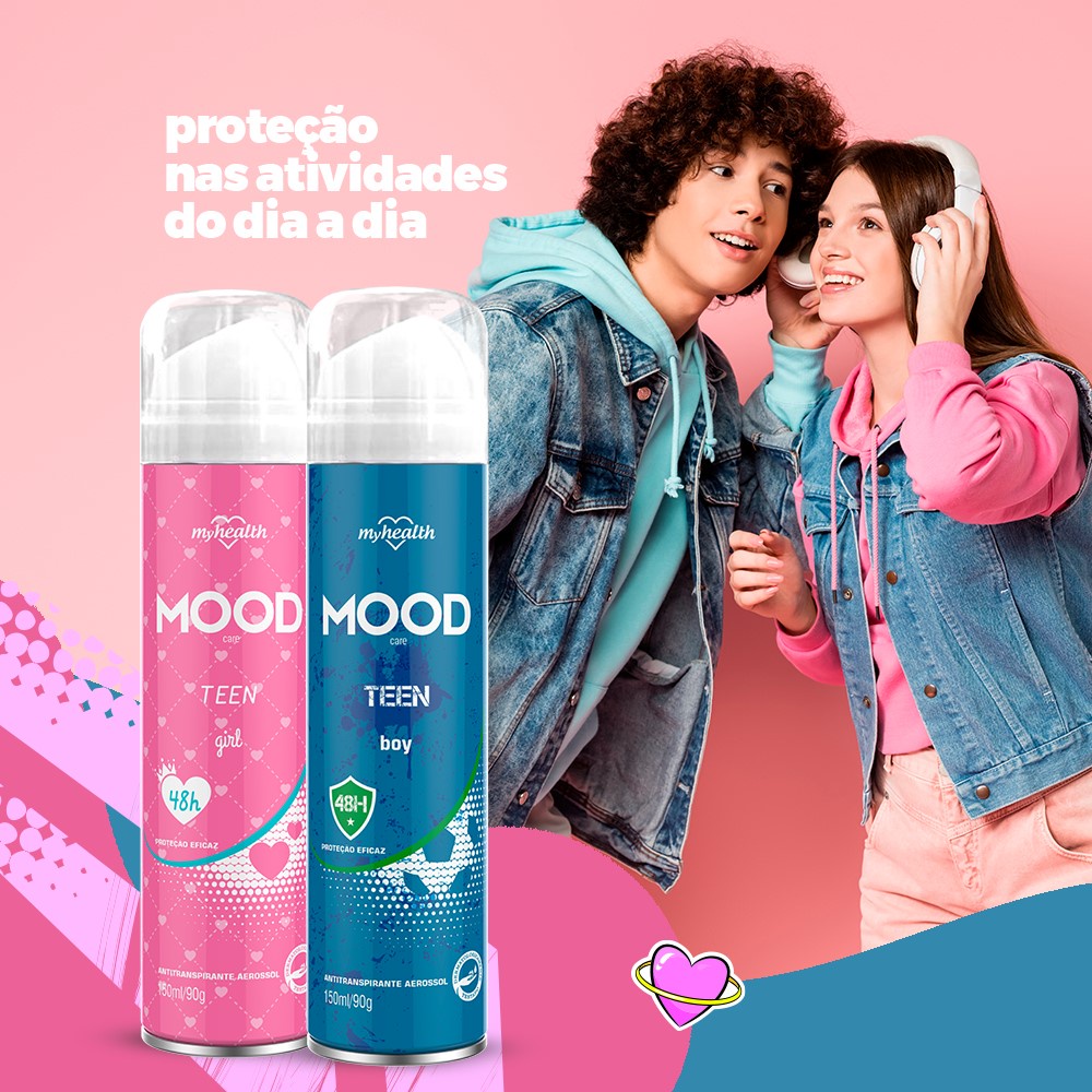 Antitranspirante Spray Mood 150ml Diversos Tipos | Shopee Brasil