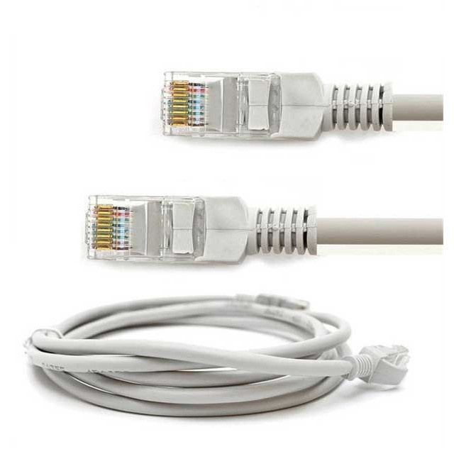 Cabo de rede internet 20 metros branco RJ45 DROP | Shopee Brasil