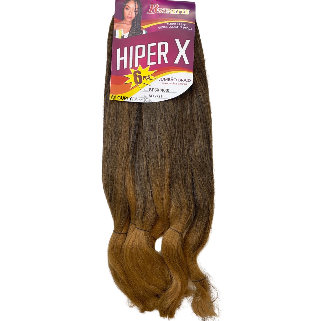 Cabelo Jumbão Super Jumbo Hiper X Para Tranças Box Braids | Shopee Brasil
