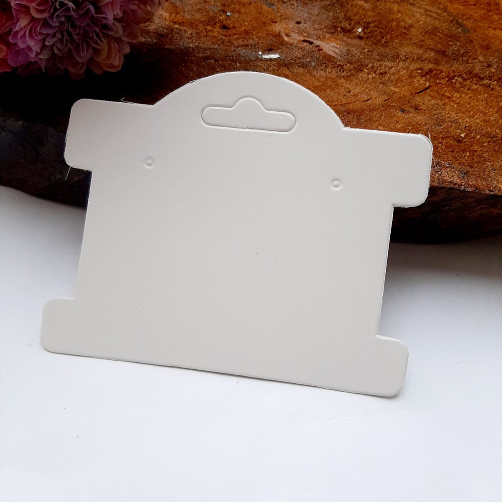 Embalagem para Pulseira Tag Camisa Branca Cartela para Brinco ...