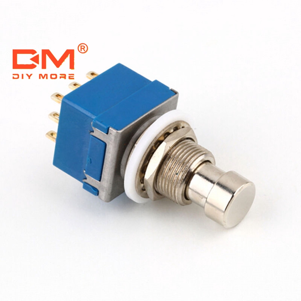 DIYMORE | 9pin 9P 9 PIN 3PDT Guitar Effects Pedal Box Stomp Foot Metal ...
