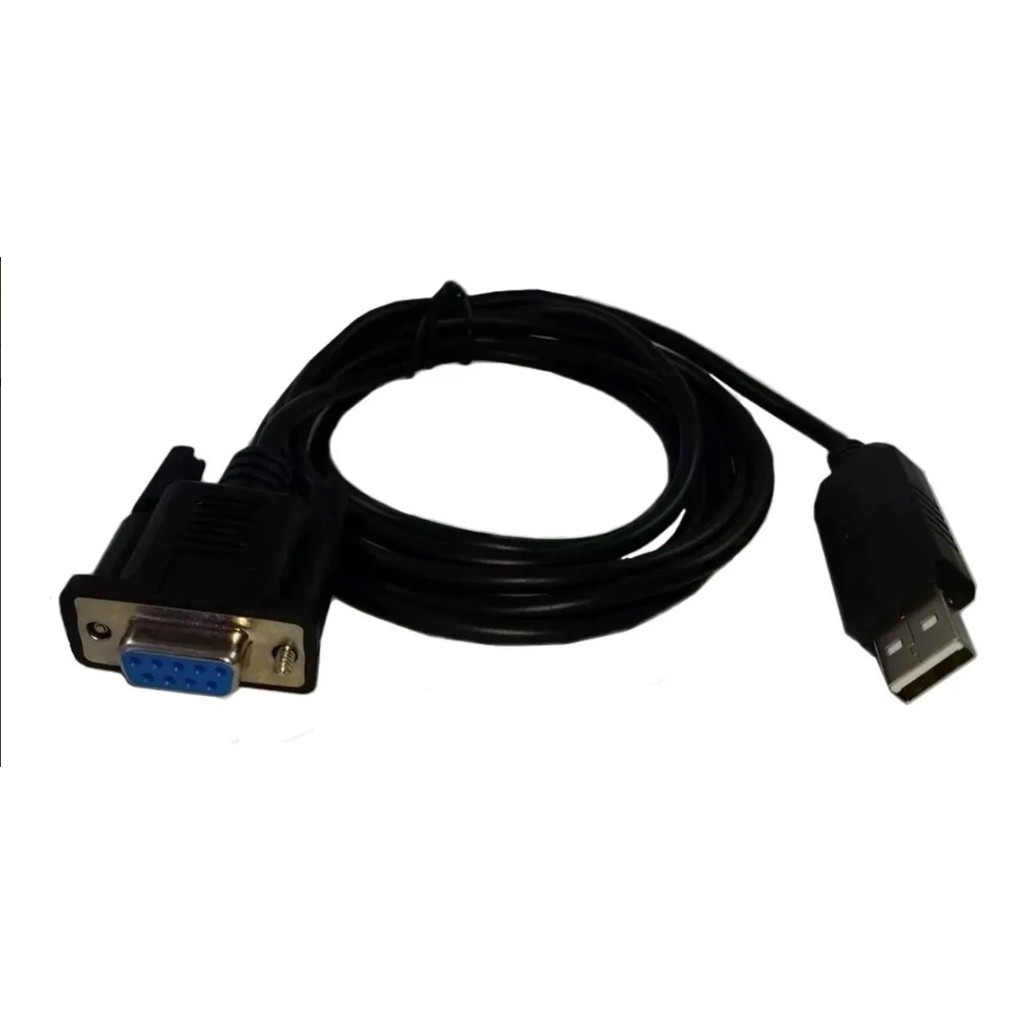 CABO ADAPTADOR USB SERIAL RS232 CONECTOR DB9 FÊMEA RECOVERY 1M CABO ...