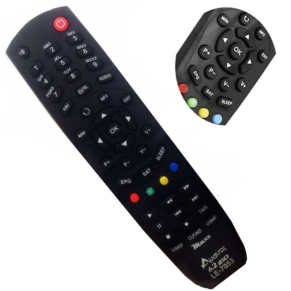 Controle Remoto Receptor Audisat LE-7053 | Shopee Brasil