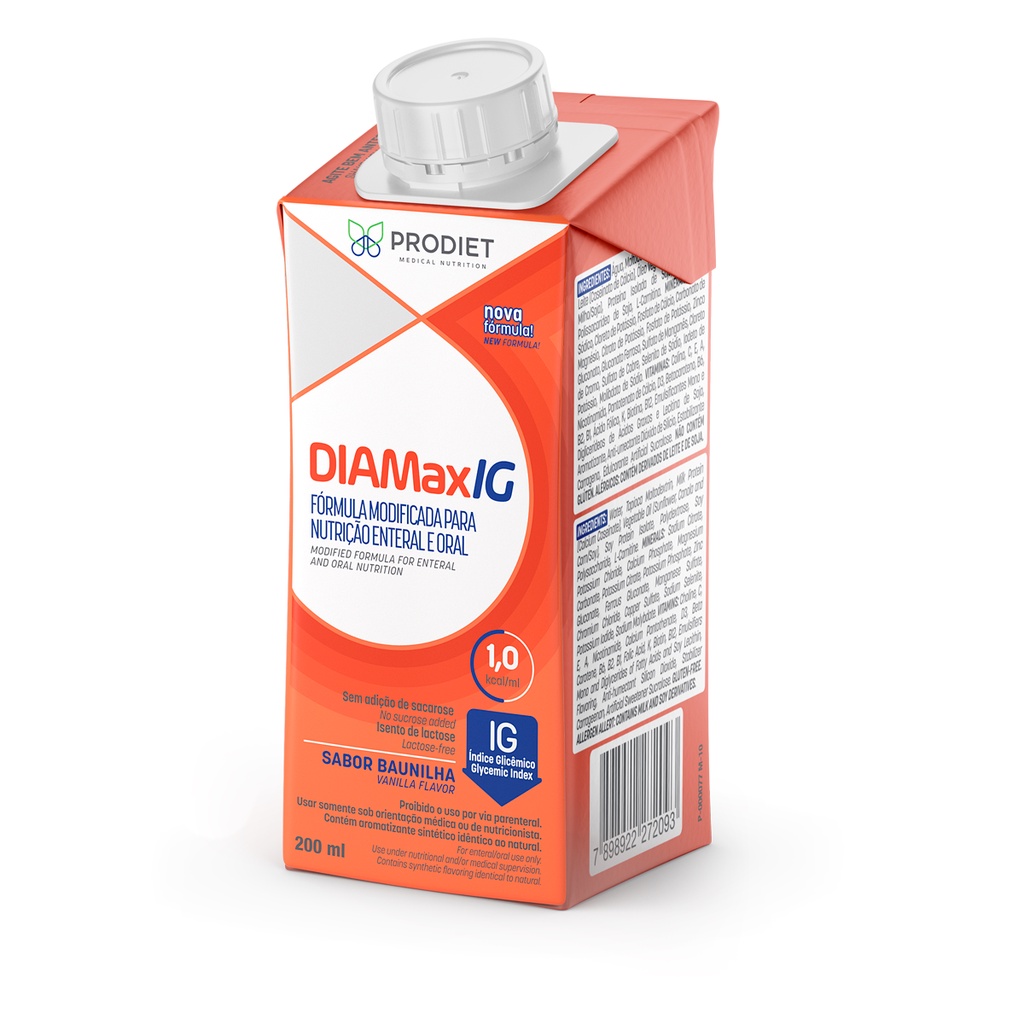 Diamax IG 200ml Dieta Enteral Para Diabéticos - Prodiet | Shopee Brasil