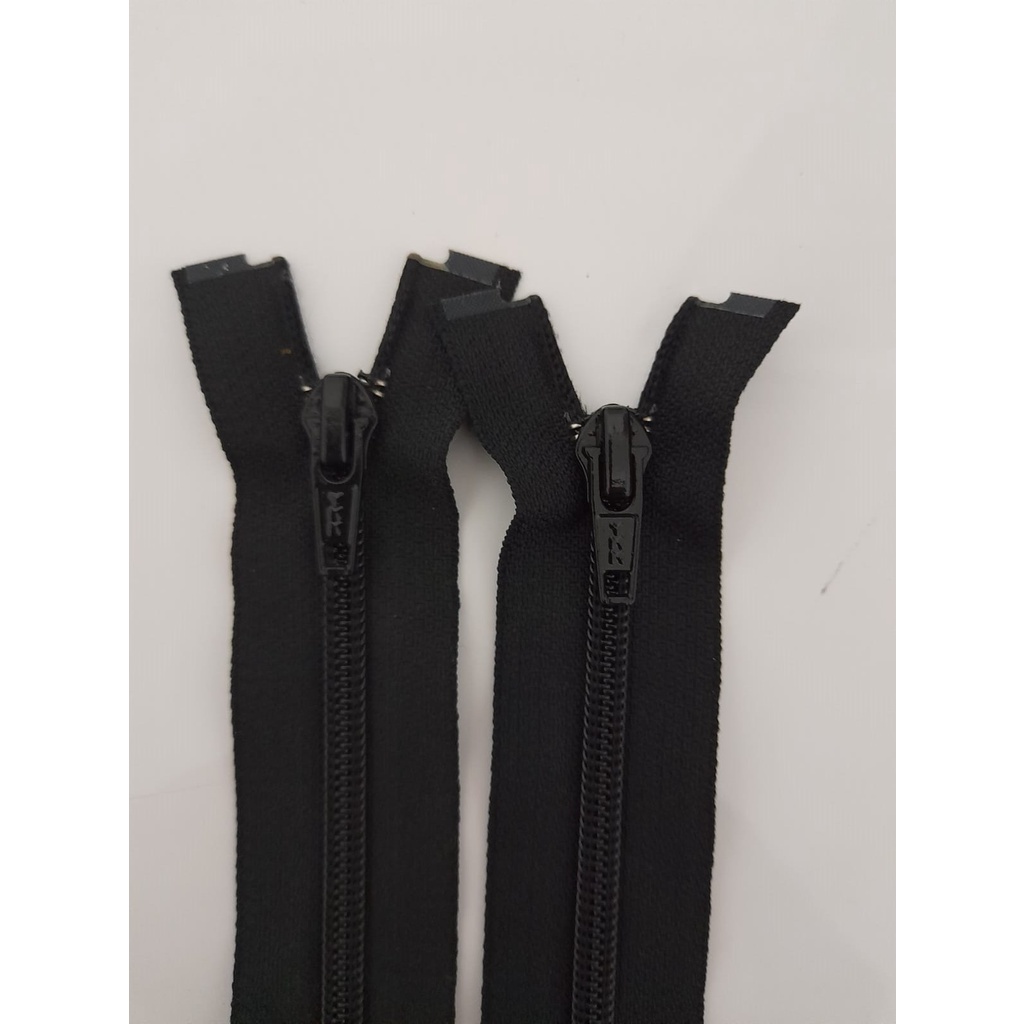 Zíper de Nylon grosso Preto YKK - 6 unidades | Shopee Brasil