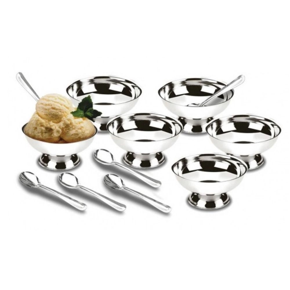 Kit 12 Peças de Sobremesa Elegance Forma Inox | Shopee Brasil