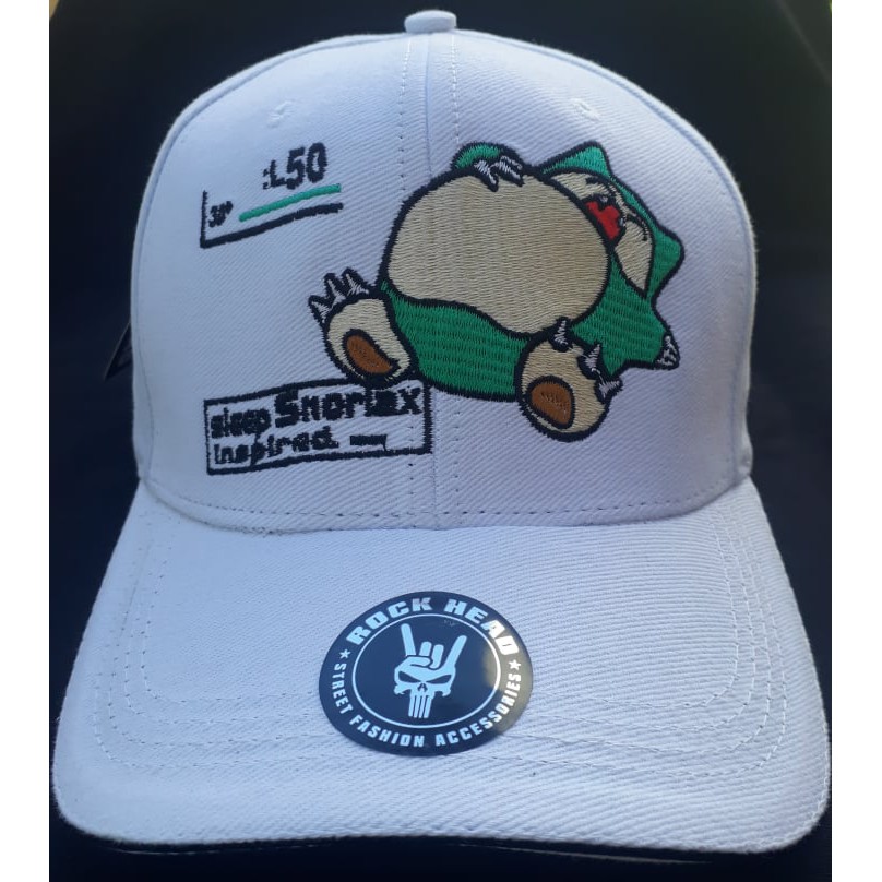 BONE BONÉ POKEMON SNORLAX ANIME BORDADO | Shopee Brasil