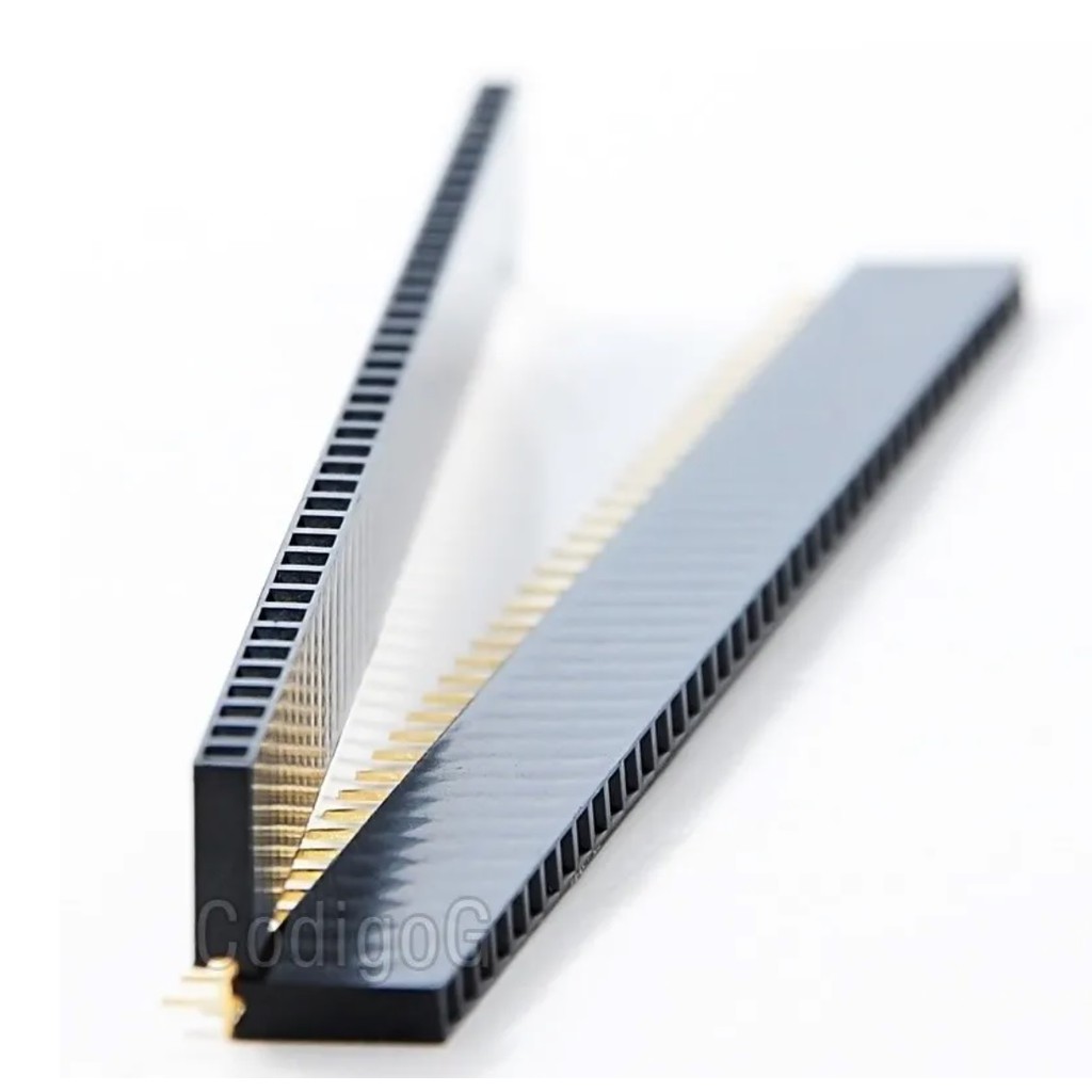 Barra 40 Pinos Fêmea 5 Pçs Arduino Protoboard Pic - Escorrega o Preço