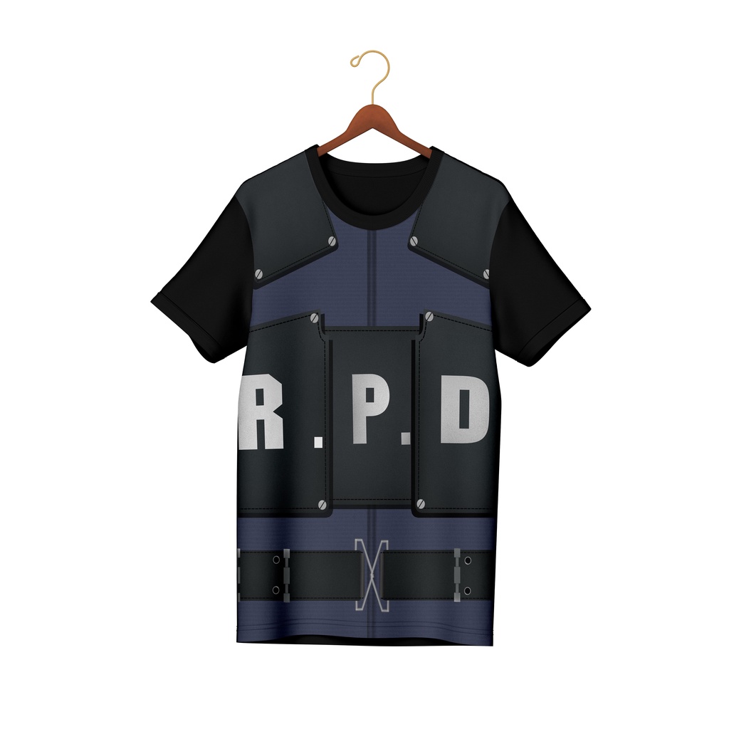 Camisa Camiseta Resident Evil Raccoon Police Department RPD Full ...