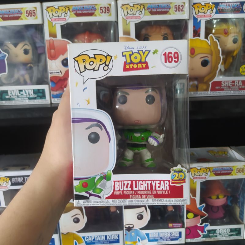 Funko pop - Buzz lightyear 169 toy story (20™ anniversary) | Shopee Brasil