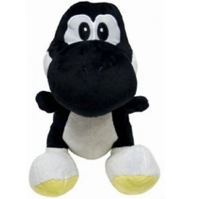 Game Super Mario Yoshi Preto Boneco Bicho De Pelucia | Shopee Brasil