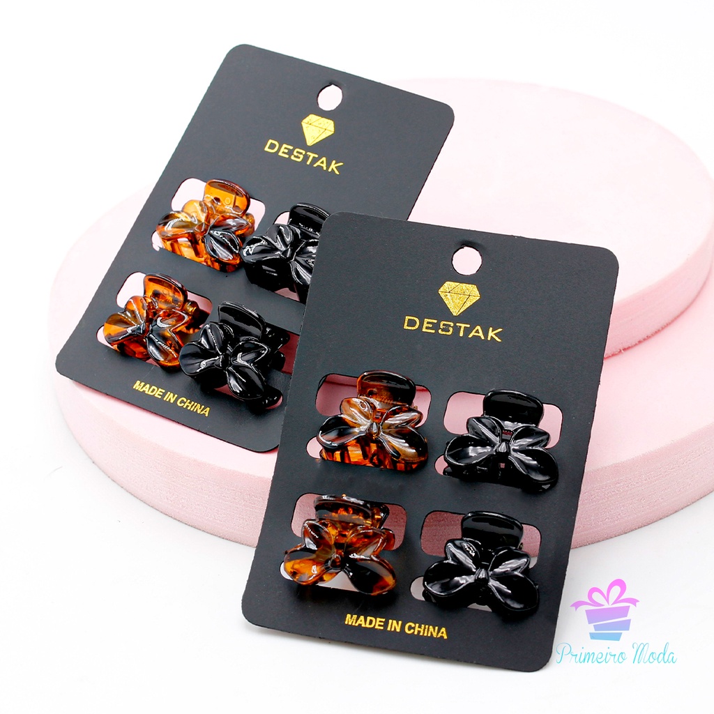 Cartela de mini piranha com quatro Unidades/mini piranhas diversos ...