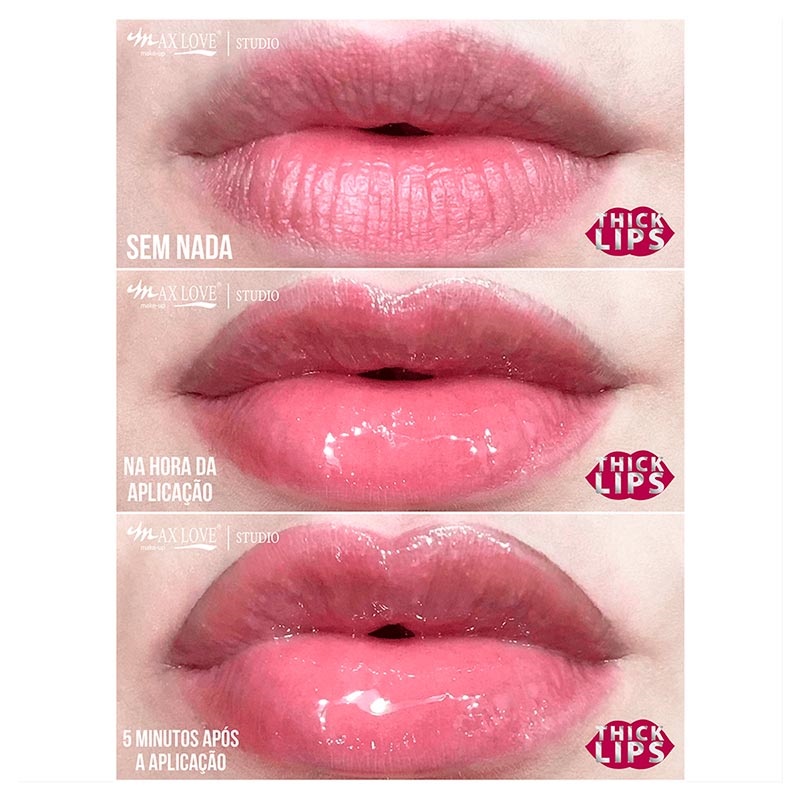 Gloss que Aumenta a Boca Max Love Thick Lips | Shopee Brasil