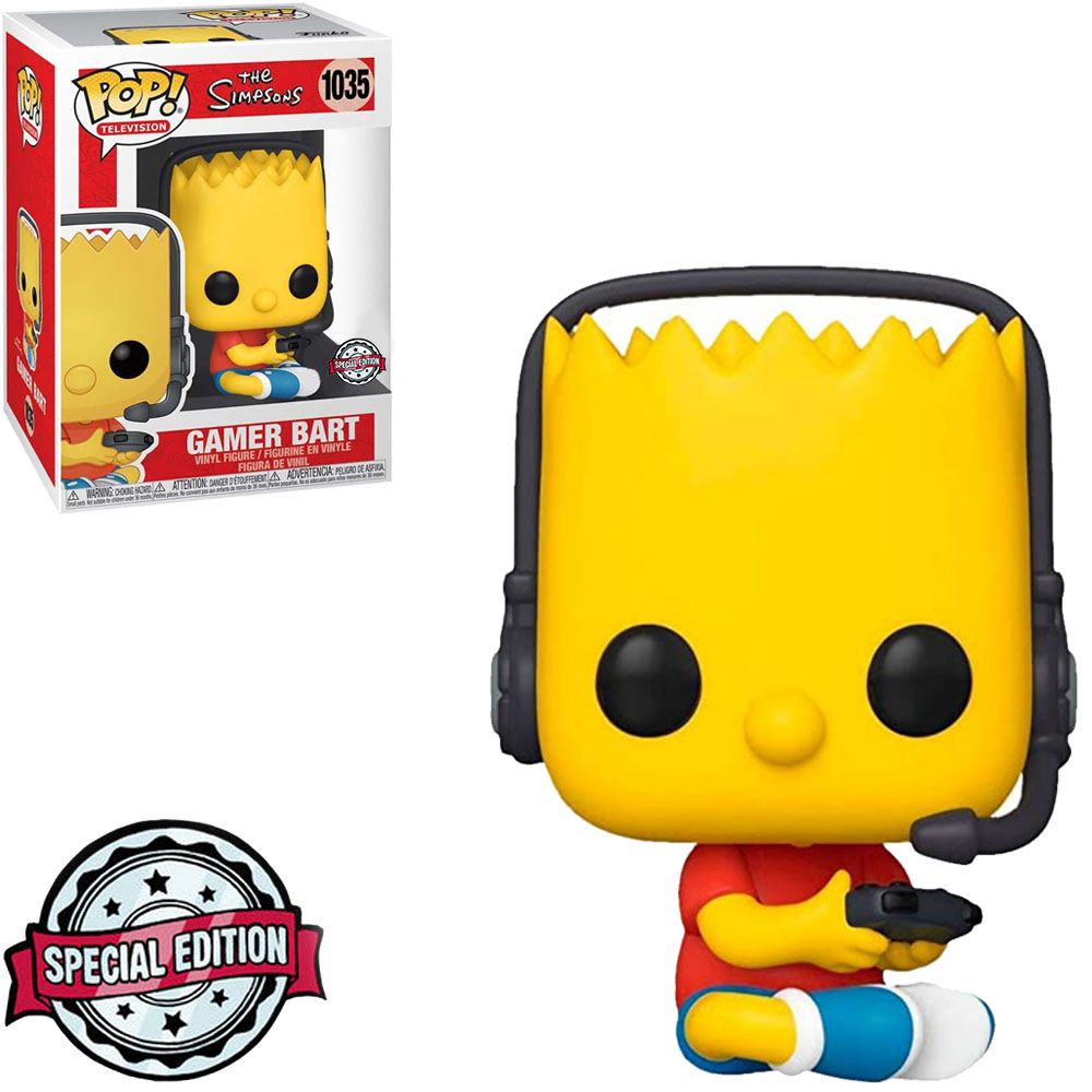Funko Pop! - Bart Gamer 1035 - Special Edition | Shopee Brasil