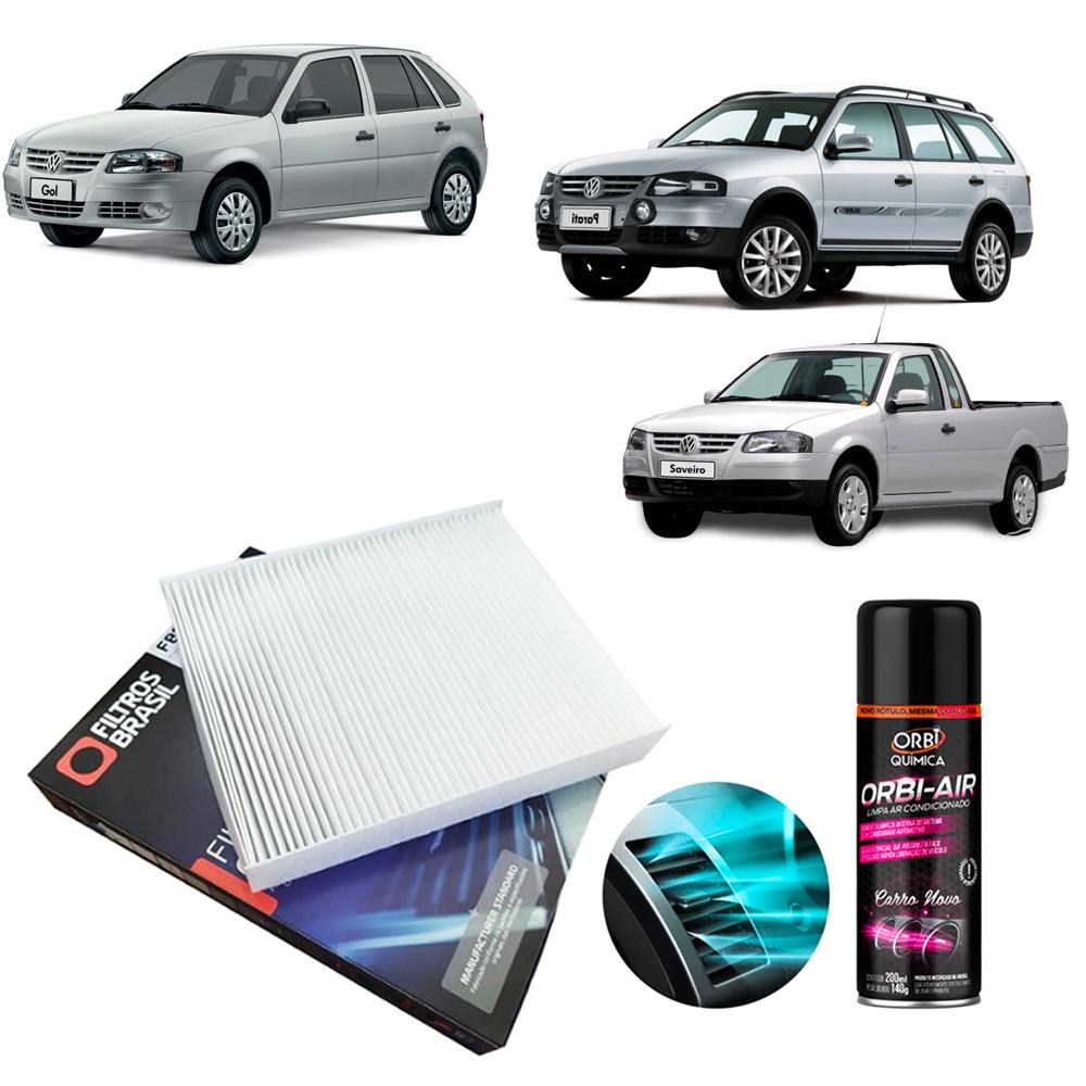 Filtro Cabine Ar Condicionado + Higienizador Gol Saveiro | Shopee Brasil